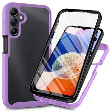 SAMSUNG GALAXY A17 360 PROTECTION SERIES CASE - PURPLE / CLEAR