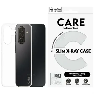 SAMSUNG GALAXY A17/M17 PANZERGLASS CARE FASHION SLIM X-RAY CASE - TRANSPARENT