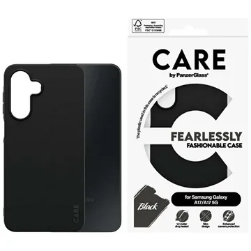 SAMSUNG GALAXY A17/M17 PANZERGLASS CARE FEARLESSLY FASHIONABLE CASE - BLACK