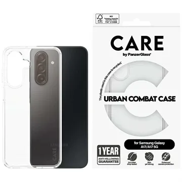 SAMSUNG GALAXY A17/M17 PANZERGLASS CARE URBAN COMBAT CASE - TRANSPARENT