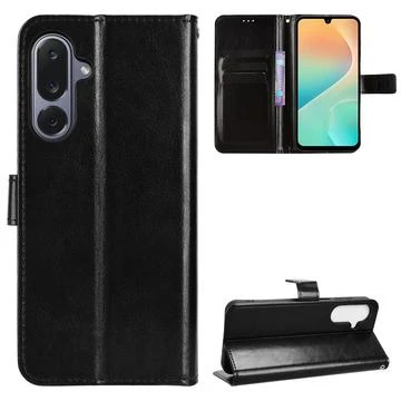 SAMSUNG GALAXY M36 WALLET CASE WITH STAND - BLACK