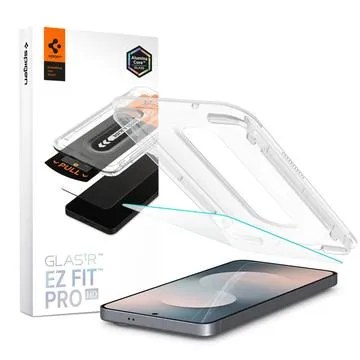 SAMSUNG GALAXY S25 FE SPIGEN GLAS.TR EZ FIT PRO TEMPERED GLASS SCREEN PROTECTOR - CLEAR