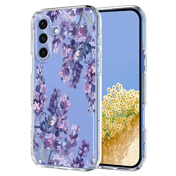 SAMSUNG GALAXY S25 FE FLORAL PATTERN TPU CASE - WISTERIA