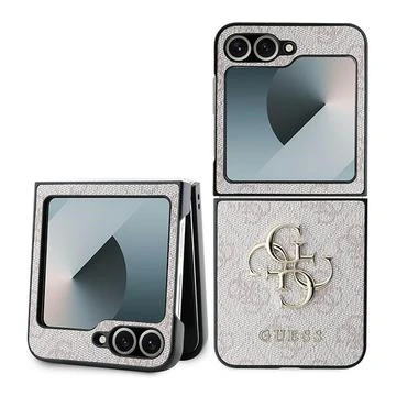 SAMSUNG GALAXY Z FLIP6/Z FLIP7 FE GUESS 4G BIG METAL LOGO HIBRIDNA MASKA - ROZE