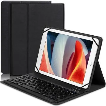 TY3316 UNIVERSAL TABLET CASE WITH BLUETOOTH KEYBOARD - 9-11", US LAYOUT - BLACK