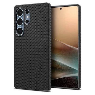 SAMSUNG GALAXY S25 ULTRA SPIGEN LIQUID AIR TPU MASKA - CRNA