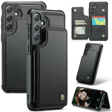SAMSUNG GALAXY S24 CASEME C22 CASE RFID CARD WALLET - BLACK