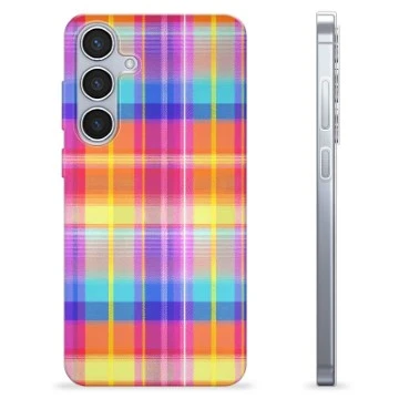 SAMSUNG GALAXY S24+ TPU MASKA - FLANEL KOŠULJA
