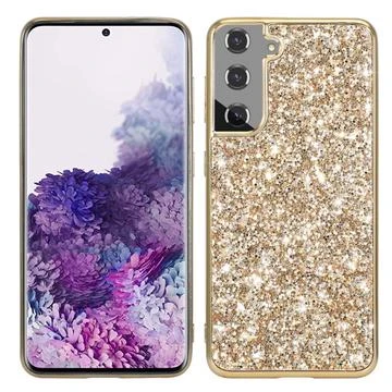SAMSUNG GALAXY S24+ GLITTER SERIES HYBRID MASKA - ZLATNA