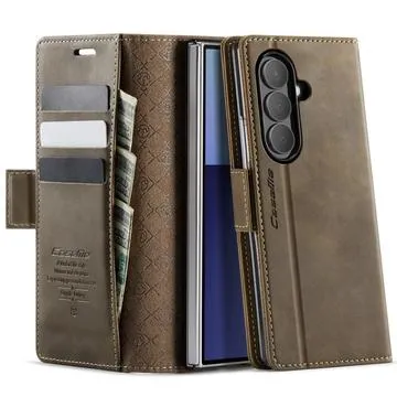 SAMSUNG GALAXY Z FOLD7 CASEME 033 CALF TEXTURE WALLET CASE WITH RFID BLOCKING