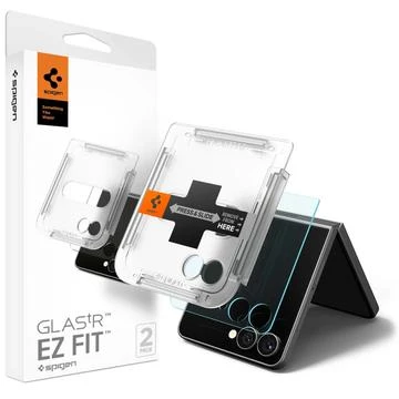 SAMSUNG GALAXY Z FLIP7 SPIGEN GLAS.TR EZ FIT ZAŠTITNO KALJENO STAKLO - 9H - 2 KOM.