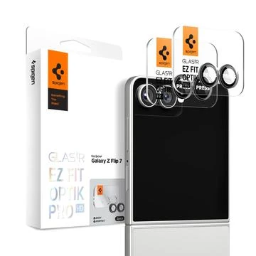 SAMSUNG GALAXY Z FLIP7 SPIGEN GLAS.TR EZ FIT OPTIK PRO ZAŠTITNO STAKLO ZA KAMERU - 2 KOM. - CRNO