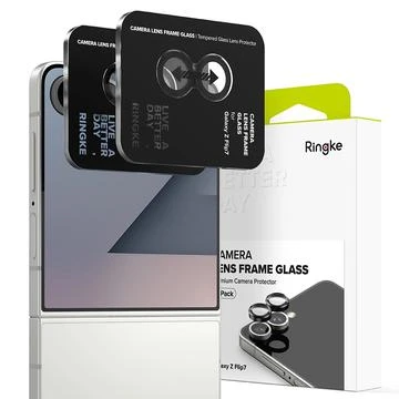 SAMSUNG GALAXY Z FLIP7 RINGKE ZAŠTITNO KALJENO STAKLO ZA KAMERU - 2 KOM. - CRNO