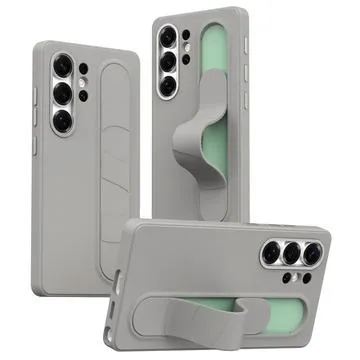 SAMSUNG GALAXY S23 ULTRA SMART HYBRID CASE WITH STANDING GRIP - TITANIUM GREY