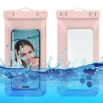 FLOATING UNIVERSAL IPX8 WATERPROOF CASE - 7.5" - PINK