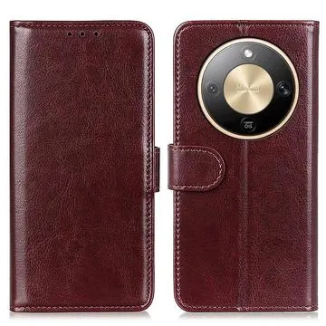 HONOR X70/X9D/MAGIC8 LITE WALLET CASE WITH STAND - BROWN