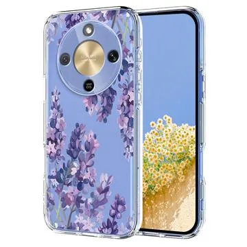 HONOR X70/X9D/MAGIC8 LITE FLORAL PATTERN TPU CASE - WISTERIA