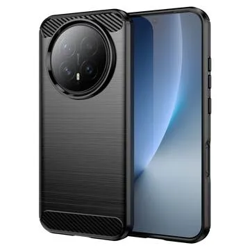 HONOR MAGIC8 BRUSHED TPU CASE - CARBON FIBER - BLACK
