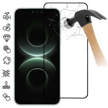 HUAWEI MATE 80 PRO MAX FULL COVER TEMPERED GLASS SCREEN PROTECTOR - 9H - BLACK EDGE
