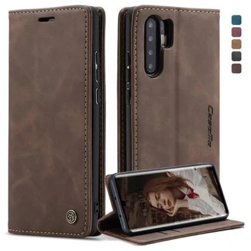 CASEME 013 SERIJA HUAWEI P30 PRO FUTROLA-NOVČANIK - BOJA KAFE