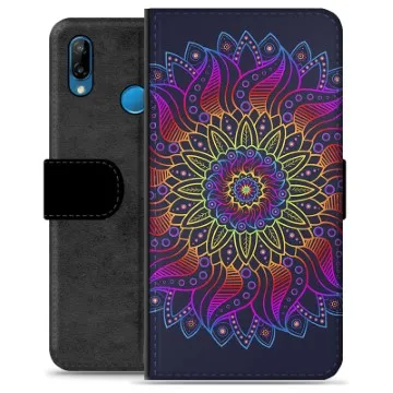 HUAWEI P30 LITE PREMIJUM FUTROLA-NOVČANIK - ŠARENA MANDALA