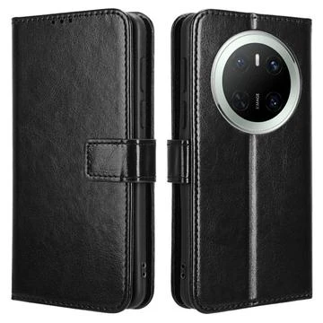 HUAWEI MATE 70 WALLET CASE MAGNETIC CLOSURE - BLACK