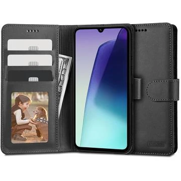 XIAOMI REDMI 14C TECH-PROTECT WALLET CASE W. MAGNET & STAND - BLACK