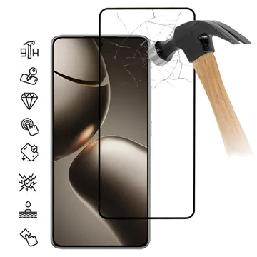 XIAOMI 15T/15T PRO FULL COVER TEMPERED GLASS SCREEN PROTECTOR - 9H - BLACK EDGE