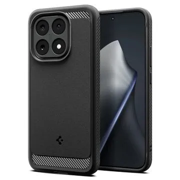XIAOMI 15T SPIGEN RUGGED ARMOR TPU CASE - BLACK