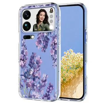 XIAOMI 17 PRO MAX FLORAL PATTERN TPU CASE - WISTERIA