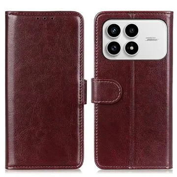 XIAOMI REDMI K90/POCO F8 PRO WALLET CASE WITH STAND - BROWN
