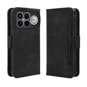 XIAOMI REDMI K90 PRO MAX/POCO F8 ULTRA CARDHOLDER WALLET CASE - BLACK