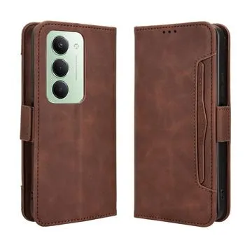 XIAOMI REDMI 15 4G CARDHOLDER WALLET CASE - BROWN
