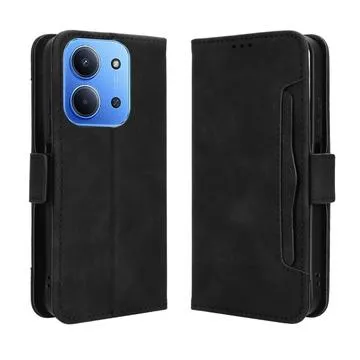 XIAOMI REDMI 15C CARDHOLDER WALLET CASE - BLACK