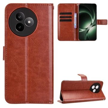XIAOMI REDMI K80 ULTRA WALLET CASE WITH STAND - BROWN