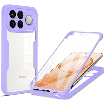 XIAOMI REDMI K90 PRO MAX 360 PROTECTION SERIES CASE - PURPLE / CLEAR
