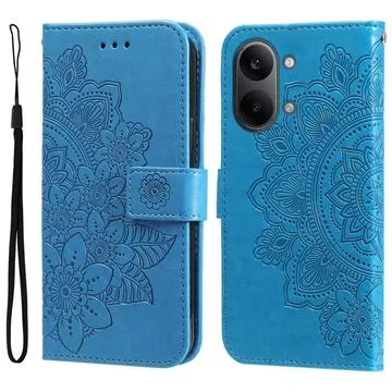 XIAOMI REDMI TURBO 5 MAX MANDALA SERIES FUTROLA-NOVČANIK - PLAVA