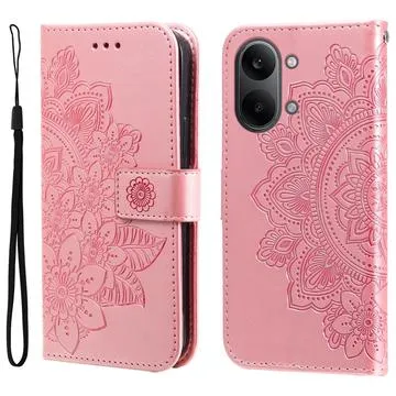 XIAOMI REDMI TURBO 5 MAX MANDALA SERIES FUTROLA-NOVČANIK - ROZE