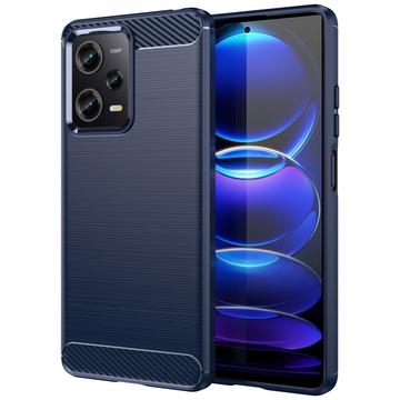 XIAOMI REDMI NOTE 12 PRO BRUŠENA TPU ZAŠTITNA MASKA - UGLJENIČNO VLAKNO