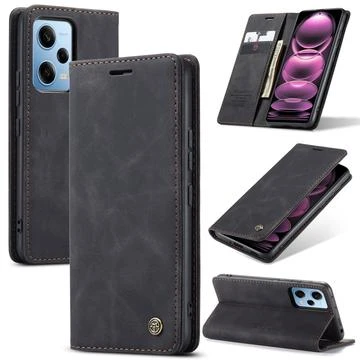 CASEME 013 SERIJA XIAOMI REDMI NOTE 12 PRO FUTROLA-NOVČANIK - CRNA