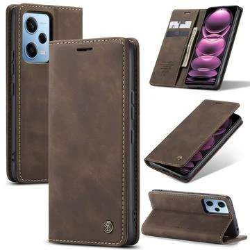 CASEME 013 SERIJA XIAOMI REDMI NOTE 12 PRO FUTROLA-NOVČANIK - BOJA KAFE