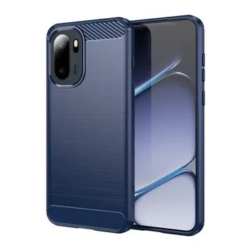 ONEPLUS ACE 6/6T/15R BRUSHED TPU CASE - CARBON FIBER - BLUE