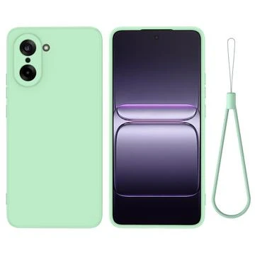 ONEPLUS NORD CE5 LIQUID SILICONE CASE WITH HAND STRAP - GREEN