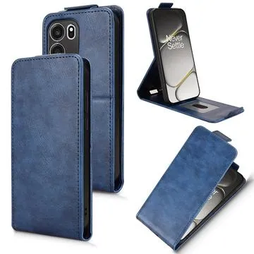 ONEPLUS TURBO 6V VERTICAL FLIP CASE WITH STAND - DARK BLUE