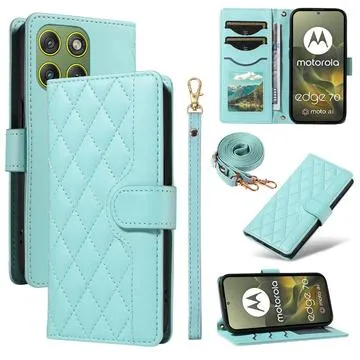 MOTOROLA EDGE 70 LUXURY QUILTED WALLET CASE