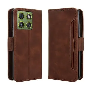 MOTOROLA EDGE 70 CARDHOLDER WALLET CASE - BROWN