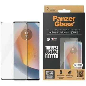 MOTOROLA EDGE 50 FUSION/MOTO G85/G96 PANZERGLASS ULTRA-WIDE FIT EASYALIGNER ZAŠTITNO STAKLO - CRNE IVICE