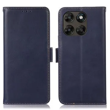 MOTOROLA MOTO G77/G67 WALLET LEATHER CASE WITH RFID - BLUE