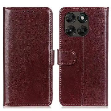 MOTOROLA MOTO G77/G67 WALLET CASE WITH STAND - BROWN