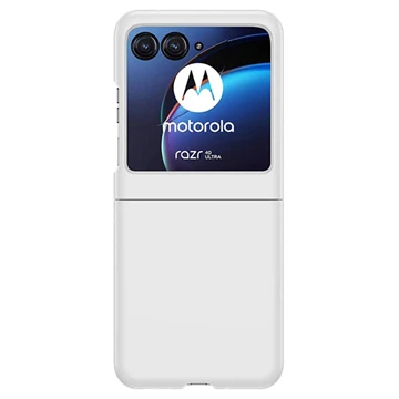 MOTOROLA RAZR 40 ULTRA PLASTIČNA ZAŠTITNA MASKA - BELA